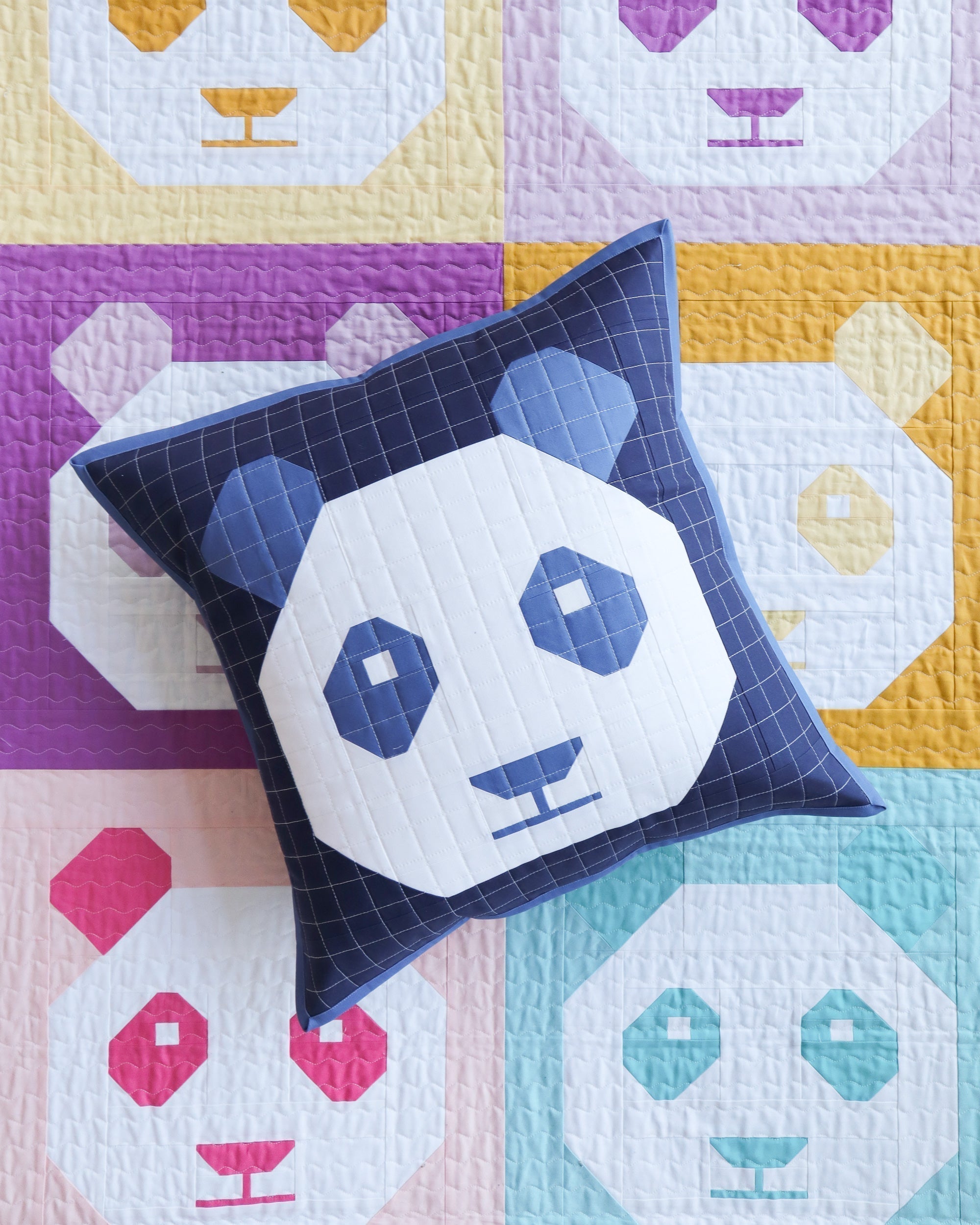 Quilted Pillow Cover with Binding Tutorial – Cotton and Joy