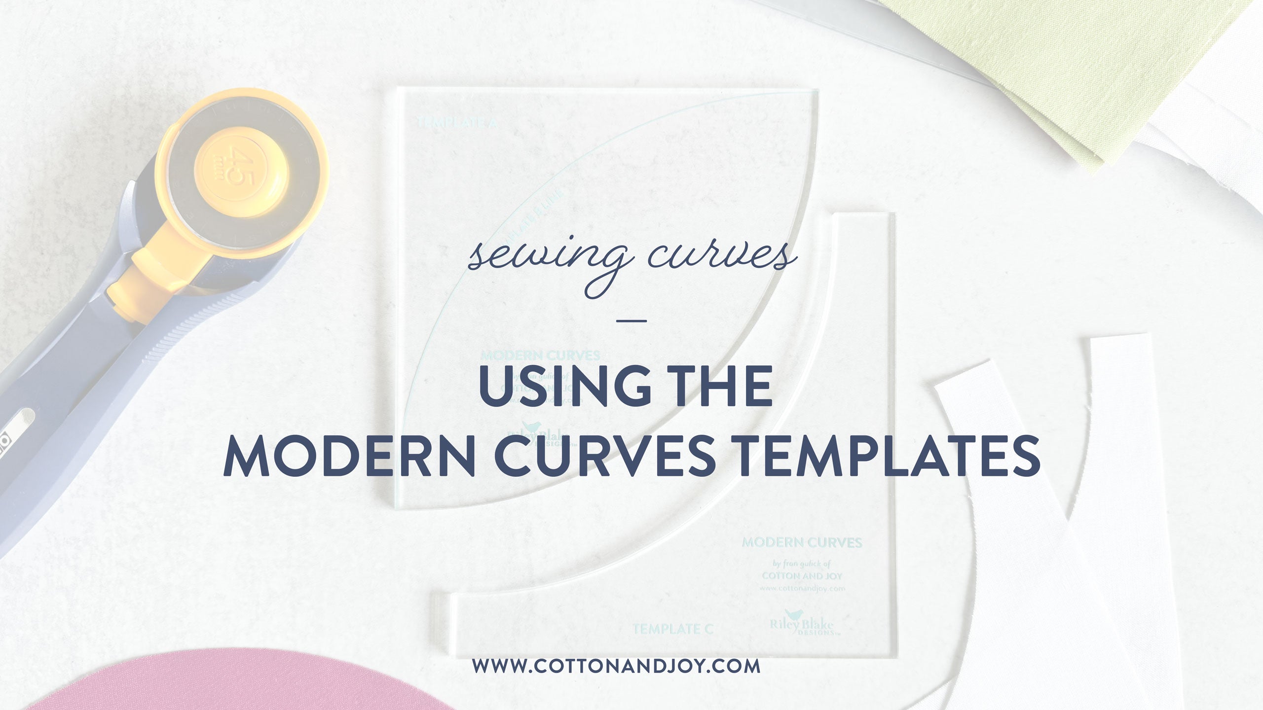 Modern Curves Templates - Cotton and Joy
