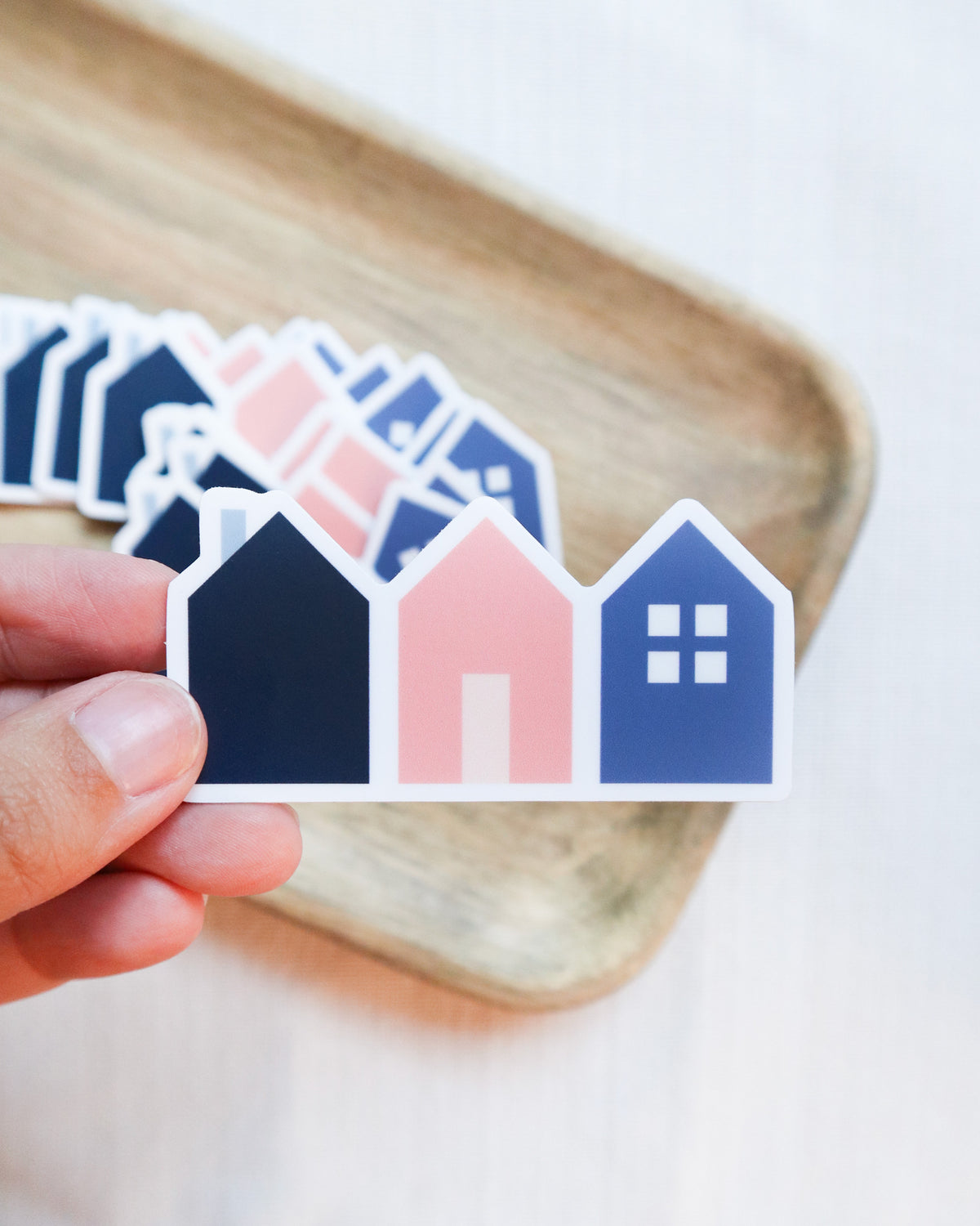 Cozy Village Sticker - Cotton and Joy