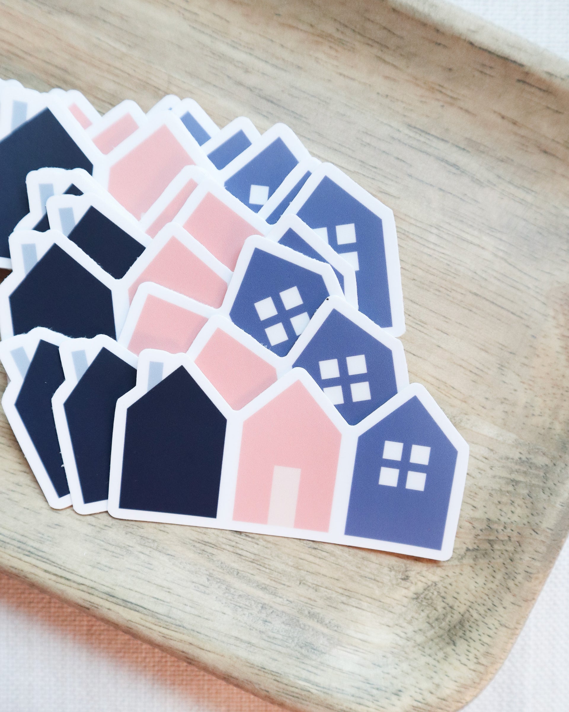 Cozy Village Sticker - Cotton and Joy